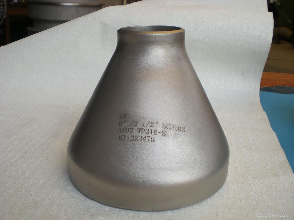 ASTM B16.9 316L Stainless Steel Eccentric Reducer For Oil And Gas Pipe Line